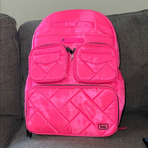 lug | Bags | Lug Magenta Puddle Jumper Backpack | Poshmark